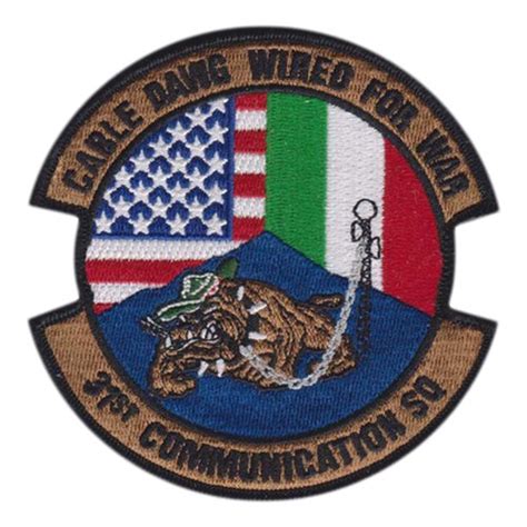 31 Cs Wired For War Patch 31st Communications Squadron