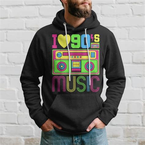 I Love 90s Music 1990s Style Hip Hop Outfit Vintage Nineties 90s