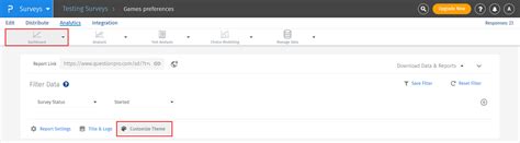 Survey Dashboard Customize Themes Questionpro Help Document