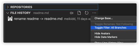 File History Missing Commits From Other Branches Issue Gitkraken Vscode Gitlens GitHub