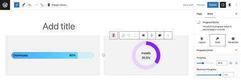 How To Use The Progress Bar And Progress Circle Blocks Stackable