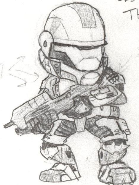 Chibi Odst Spartan Thingy By Blargmysnoogle On Deviantart