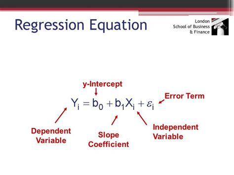 Calculate Statistics Linear Regression Equation Tolfdd