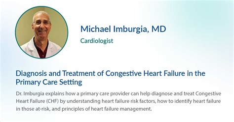 Diagnosis And Treatment Of Chf In The Primary Care Setting
