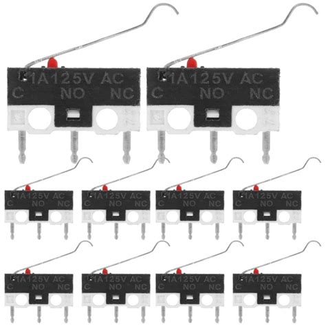 30 Pcs 125v 1a Spdt 1no 1nc Momentary Long Hinge Lever Micro £838