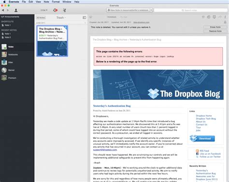 Evernote Unexpected Error Occurred While Synchronizing Iowa City Technology Services