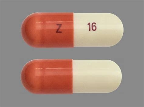 Z 16 Pill Orange And White Capsule Oblong Pill Identifier
