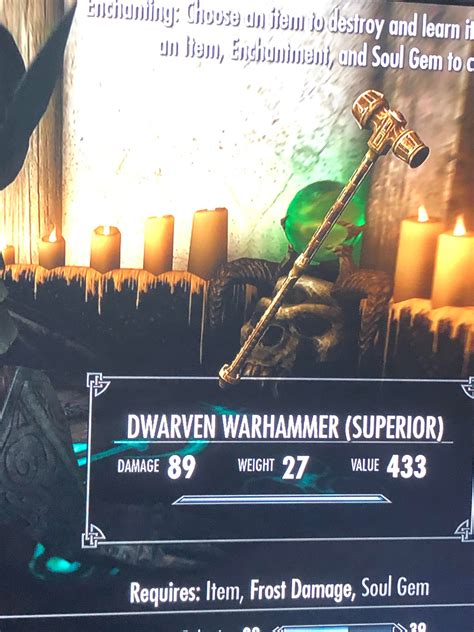 Dwarven Warhammer Skyrim
