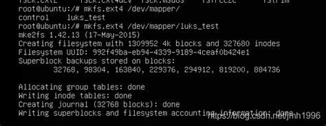 Ubuntu上 Luks的使用以及开启自动加密ubuntu Luks Csdn博客