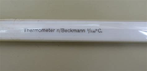 Beckmann Thermometer 20 To 20 Physics Museum The University Of