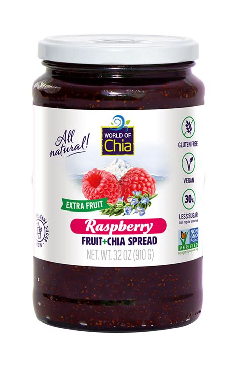 Space Enterprises Llc World Of Chia Extra Fruit Raspberry Chia Frui