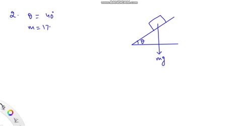 Solved Inclined Plane Review Problems Show All Formulas Calculations