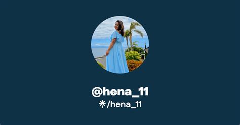 Hena11 Instagram Tiktok Linktree