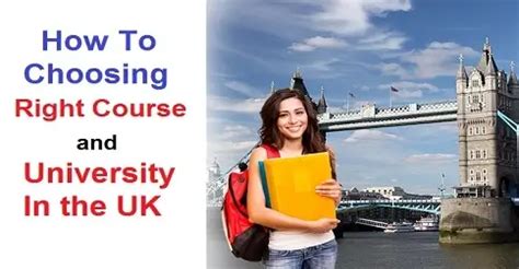 How To Choosing Right Course And University In The Uk