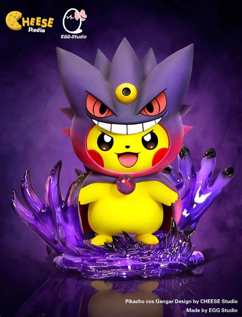 Egg Pikachu Cos Gengar Statuecorp