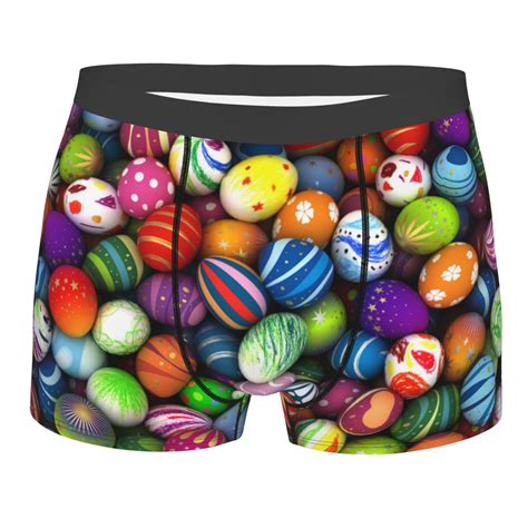Balery Easter Eggs2 Mens Boxer Briefs Soft And Breathable Cotton