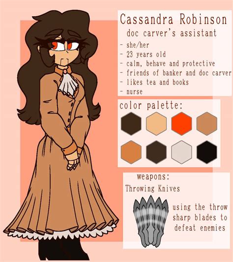 Cassandra Robinson Ref Sheet Showdown Bandit Oc By Kittycatczafhaye