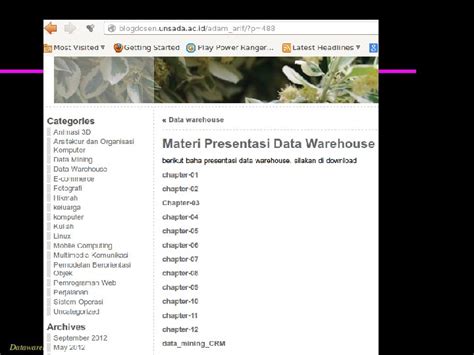 Data Warehouse Fundamentals Chapter 3 Trends In Data