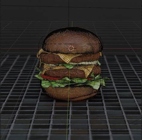 Cheeseburger Hq 3d Model 3d Model Cgtrader