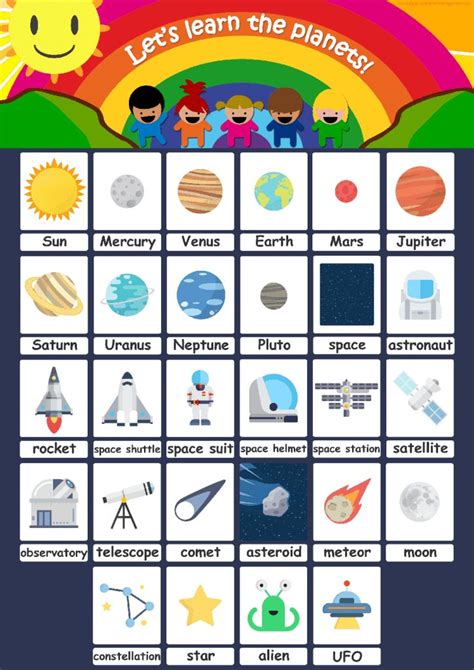Space Word Wall Space Words Word Wall Word Wall Cards