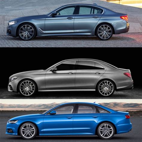 Bmw 5 Series Vs Mercedes Benz E Class Vs Audi A6 Photo Comparison