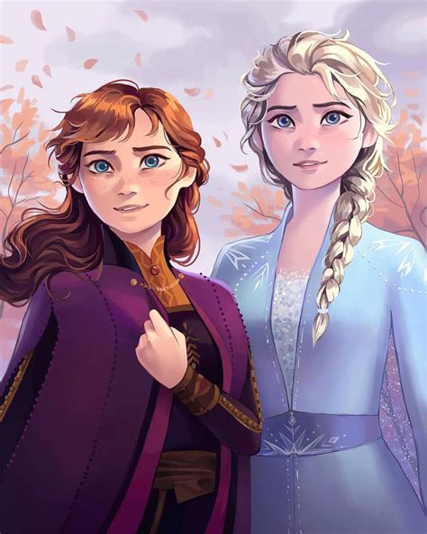Художница перерисовала кадры из «Холодного сердца 2»
