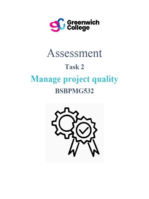 Bsbpmg532 Assessment Task 2 2024 Pdf Quality Management Marketing