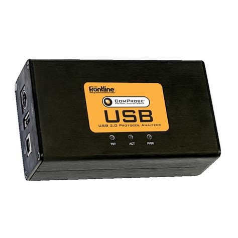 Frontline Comprobe Usb 20 Quick Start Manual Pdf Download Manualslib