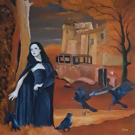La Gardienne De Loubli Par Jacques Guillet 2019 Peinture Acrylique