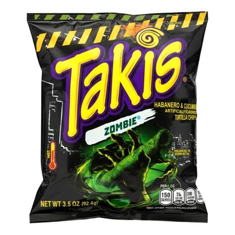 Buy Takis Zombie Habanero And Cucumber Tortilla Chips 92 4g توصيل