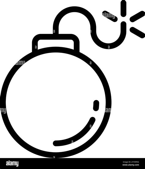 Bomb Explosion Vector Icon Stock Vector Image And Art Alamy