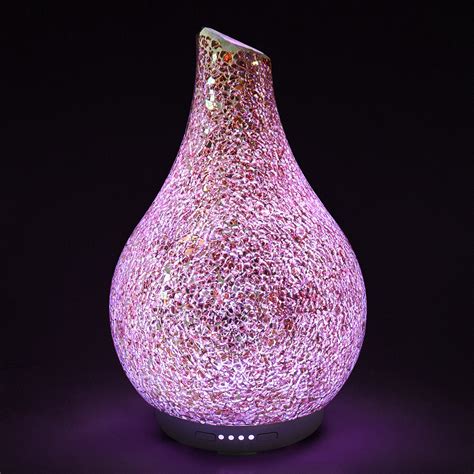 Gold Mosaic Glass Ultrasonic Diffuser Large Cello