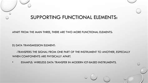 Functional Elements Of An Instrument Pptx