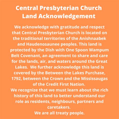 Land Acknowledgement Cpc Hamilton