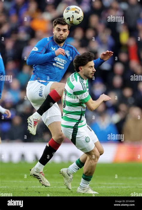 Rangers Robin Propper Left And Celtics Nicolas Kuhn Battle For The Ball During The William