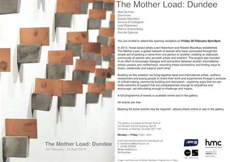 Visualising Breath Mother Load Opens In Dundee