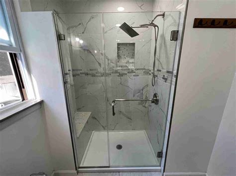 New Jersey Inline Shower Enclosure Company Accurate Glass And Mirror