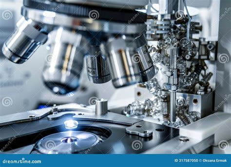 Scanning Electron Microscope In A Physical Lab Computer Education