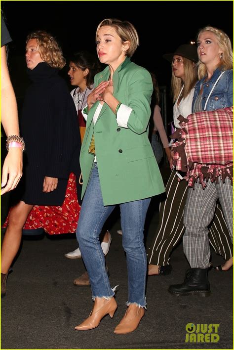 Emilia Clarke Shows Off Shorter Hair Inspired By Gwyneth And Brad