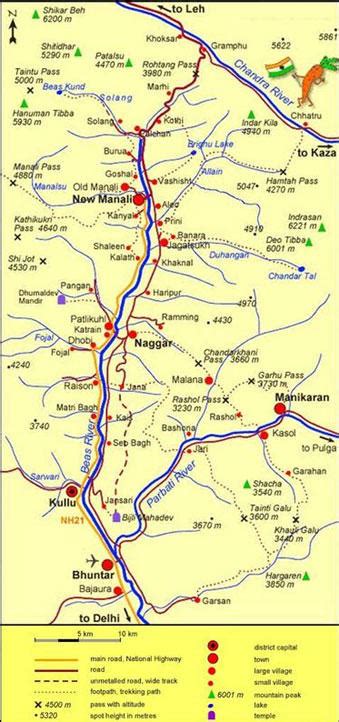 Kullu Manali Map By Kullumanali99 On Deviantart