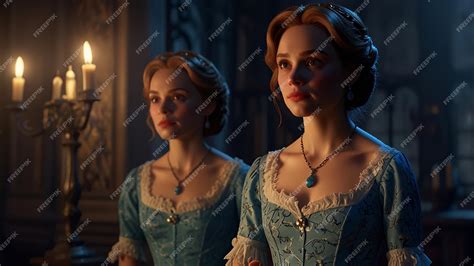 Haunted Mansion With Animated Emma Holding A Flickering Lantern