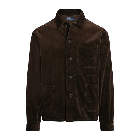 Buy Men Brown Corduroy Utility Jacket Online At The Collective 1166866