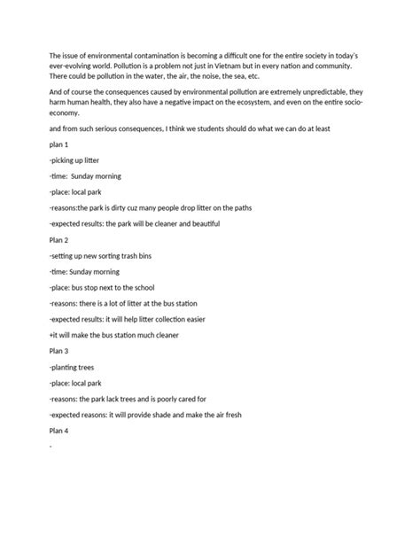 The Issue Of Environmental Contamination Is Becoming A Difficult One