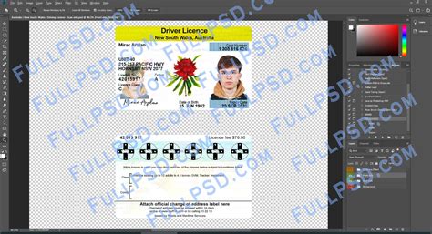 Download Australia Nsw New South Wales Driver License V2 Psd File