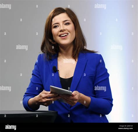 Berlin 19042021 The Journalist And Presenter Eva Maria Lemke Automated Translation Stock