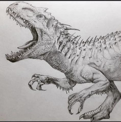 Jurassic World Dinosaur Drawing