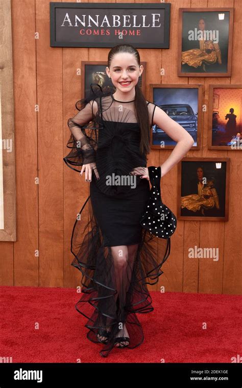 Mckenna Grace Attends The Annabelle Comes Home Premiere On June 20