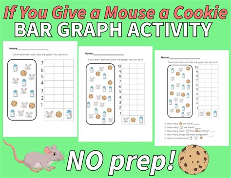 If You Give A Mouse A Cookie Math Activity Bar Graph Practice K 2