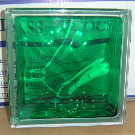 Green Inner Colored Glass Block China Brique De Verre And Glass Block