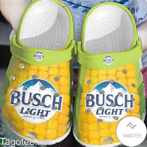 Busch Light Beer With Corn Crocs Clogs Tagotee